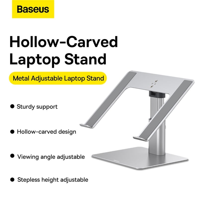 Baseus Metal Adjustable Laptop Stand - Laptop Riser with Adjustable ...