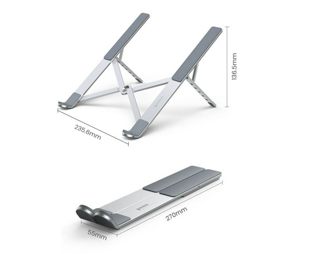 Ugreen Aluminum Foldable Laptop Stand - Simplist Desk