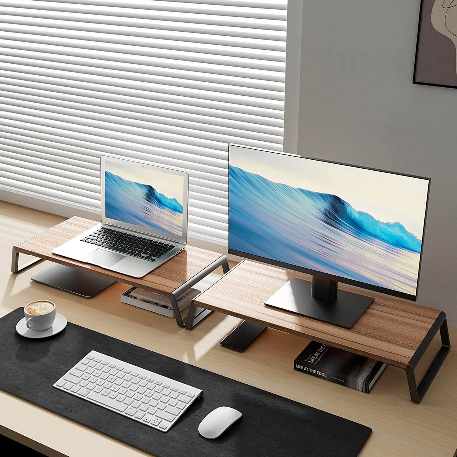 Simplist Upergo Ergonomic Monitor Stand Riser with Aluminum Feet ...