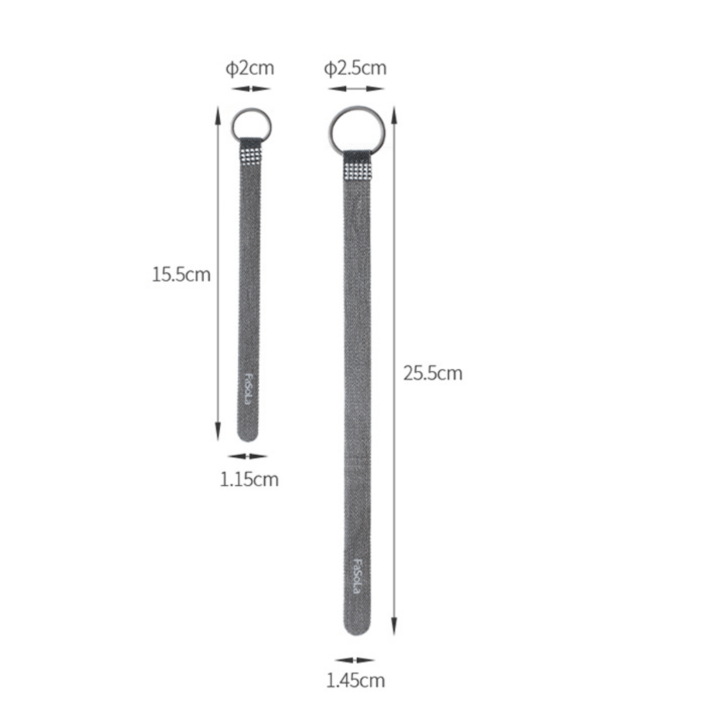 FaSoLa Magic Cable Ties with Hook - Adjustable Cord Organizer Straps (8 ...