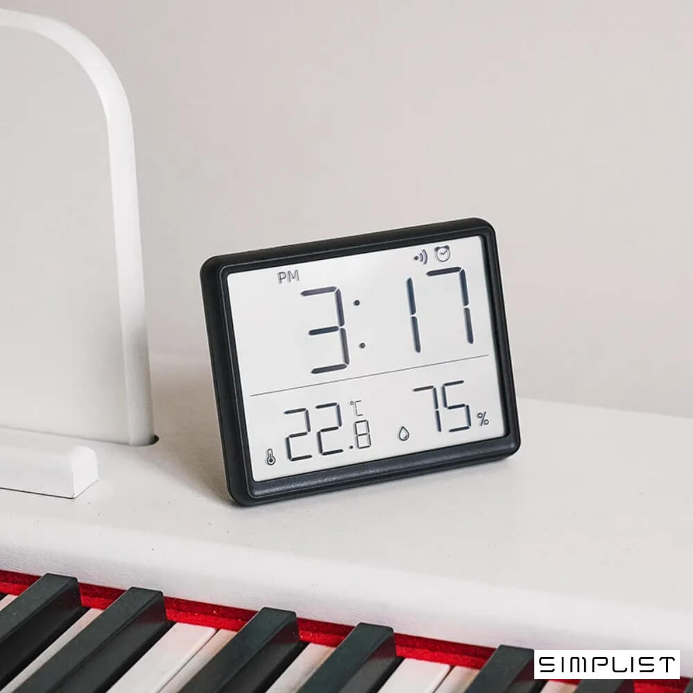 Simplist Ausyst Digital Desktop Clock with LCD Display and Added ...