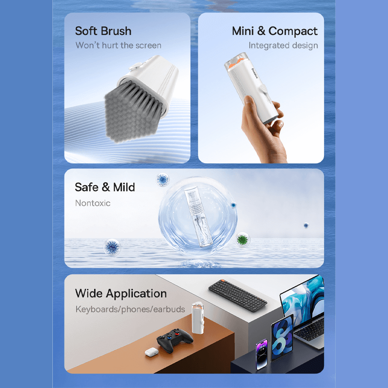 BASEUS UltraClean Series 8 in 1 Multifunctional Cleaning Kit - Simplist ...