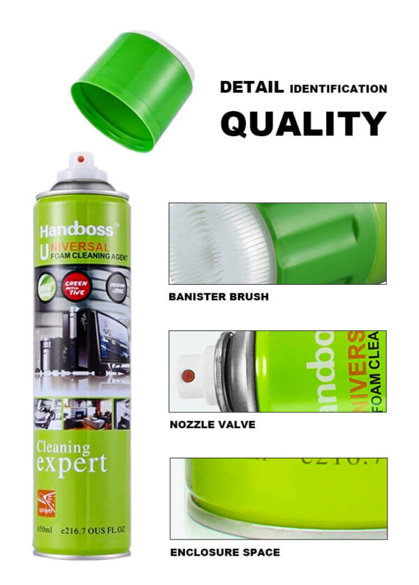Handboss Universal Foam Cleaning Agent 650ml - Simplist Desk