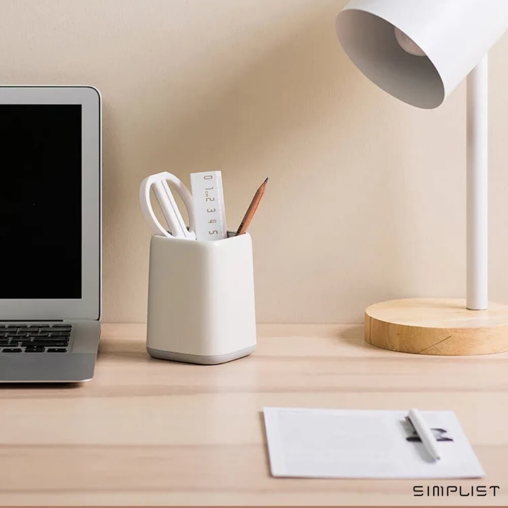 SleekStation Simple Desk Pen Organizer Holder - Simplist Desk