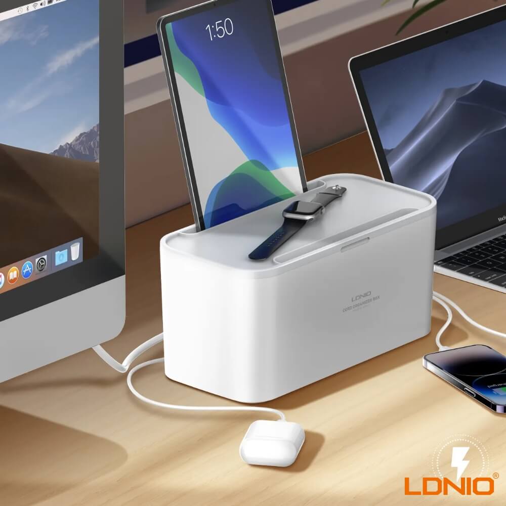 LDNIO SCW5311 2500W Power Strip Box - with 15W Wireless Charging + 5 ...