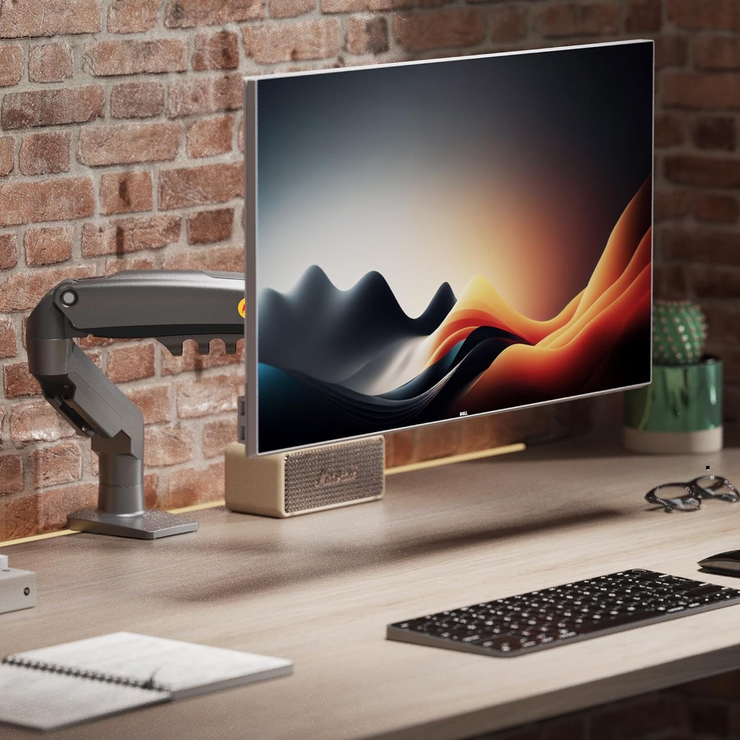 NB F80 Full Motion Swivel Monitor Arm with Gas Spring for 17-30 ...