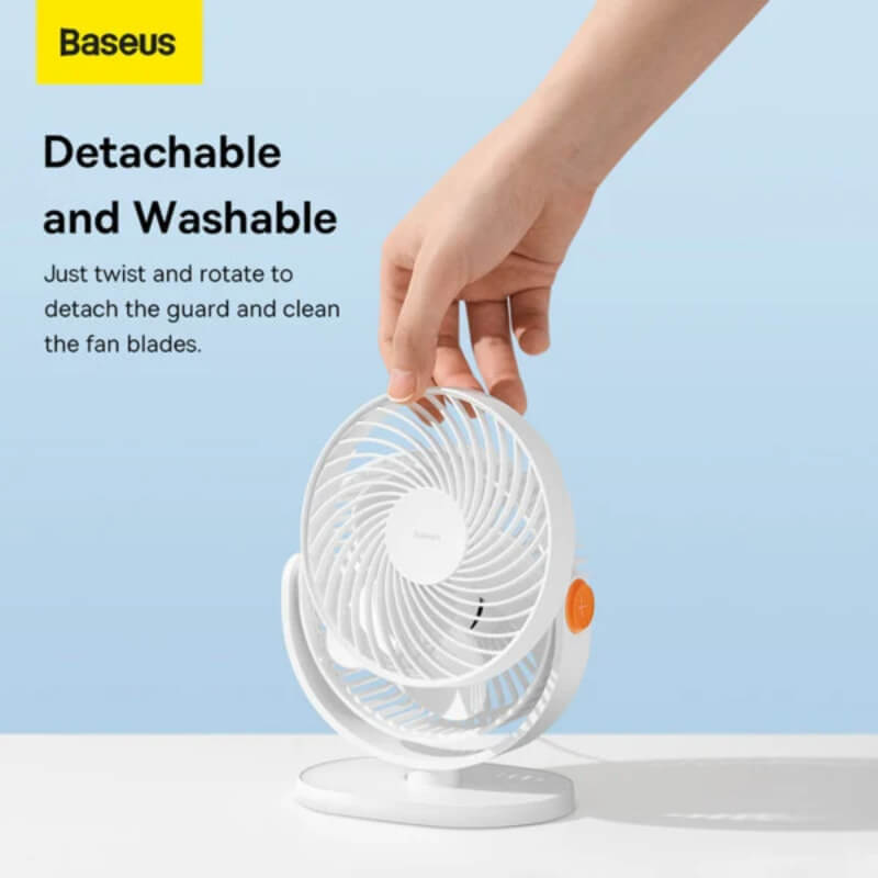 Baseus Serenity Desktop Fan - USB Noiseless Fan - Simplist Desk