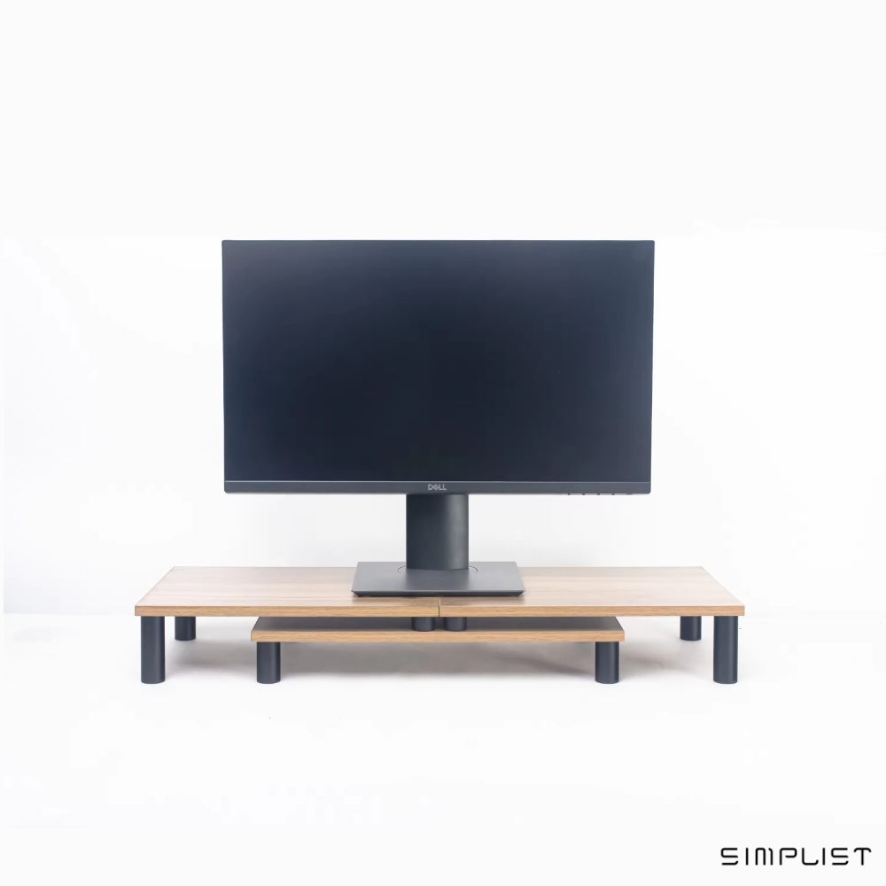 Upergo Modular Dual Monitor Raiser Stand - Simplist Desk