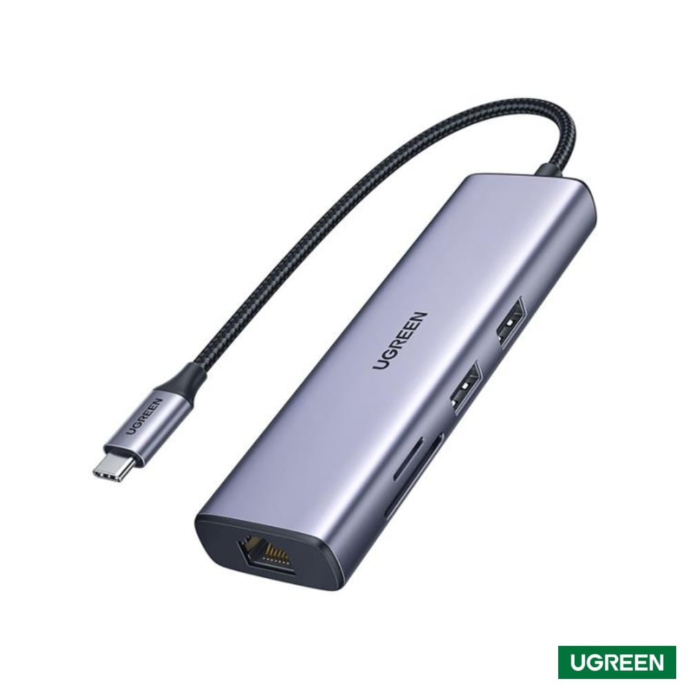 Ugreen 7-in-1 4K HDMI USB C Hub (CM512- 90568) - Simplist Desk