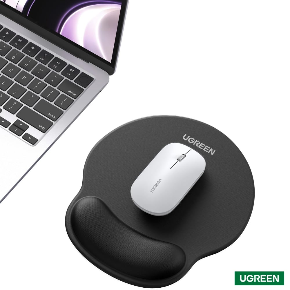 UGREEN Ergonomic Mouse Pad with Wrist Rest Support - Simplist Desk