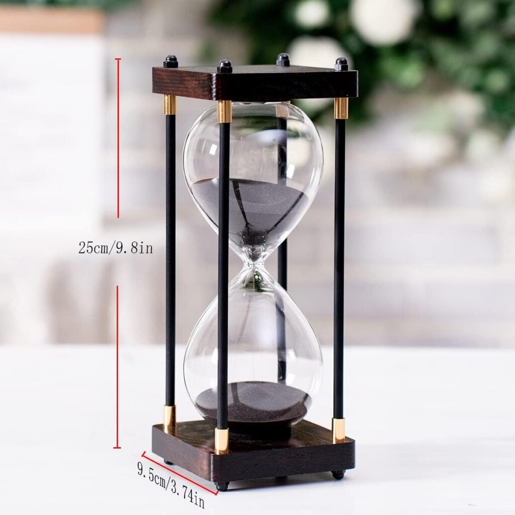Lmzxmcy Hourglass Sand Timer (60 Minutes) - Simplist Desk