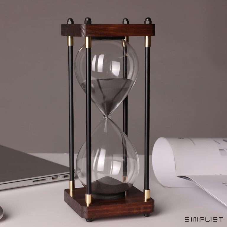 Lmzxmcy Hourglass Sand Timer (60 Minutes) - Simplist Desk