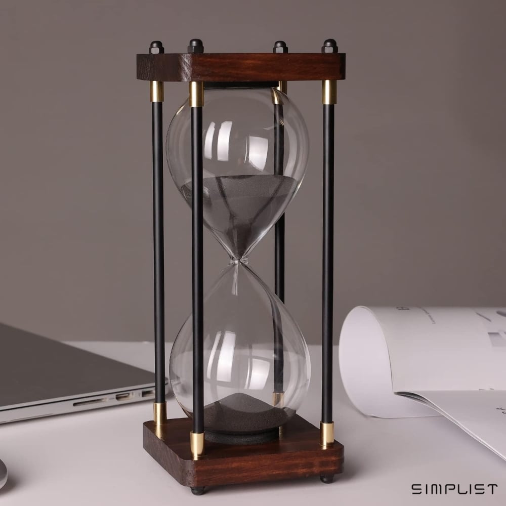 Lmzxmcy Hourglass Sand Timer (60 Minutes) - Simplist Desk
