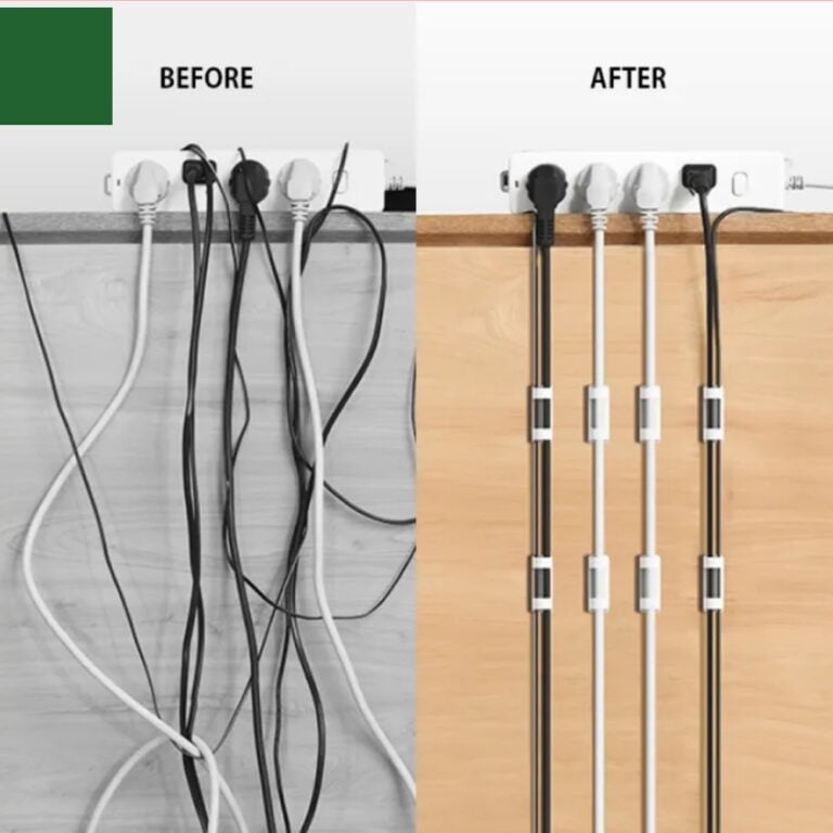 Ugreen Flexible Cable Clip Holder – 3M Adhesive, Secure Cable Organizer ...