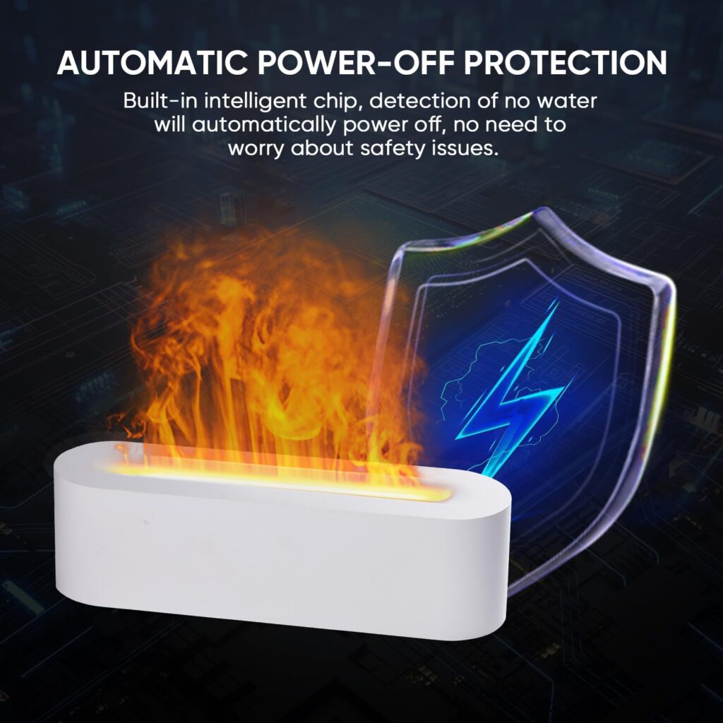 Simplist Flame Aroma Diffuser & Cool Mist Humidifier - 150ml - Simplist ...