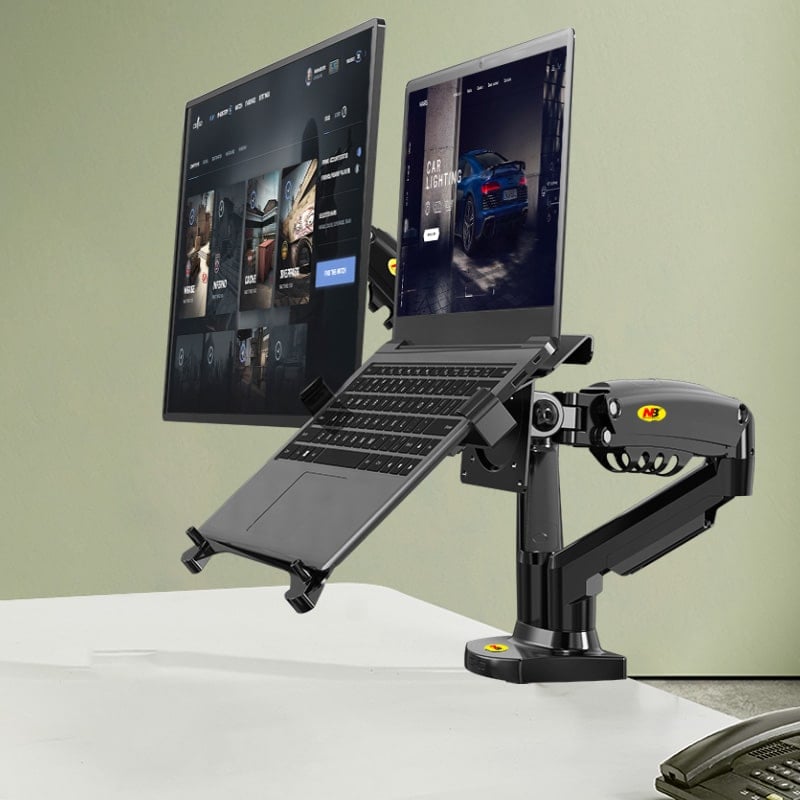 NB Laptop Mount Tray (FP2) for NB Monitor Arms - Simplist Desk