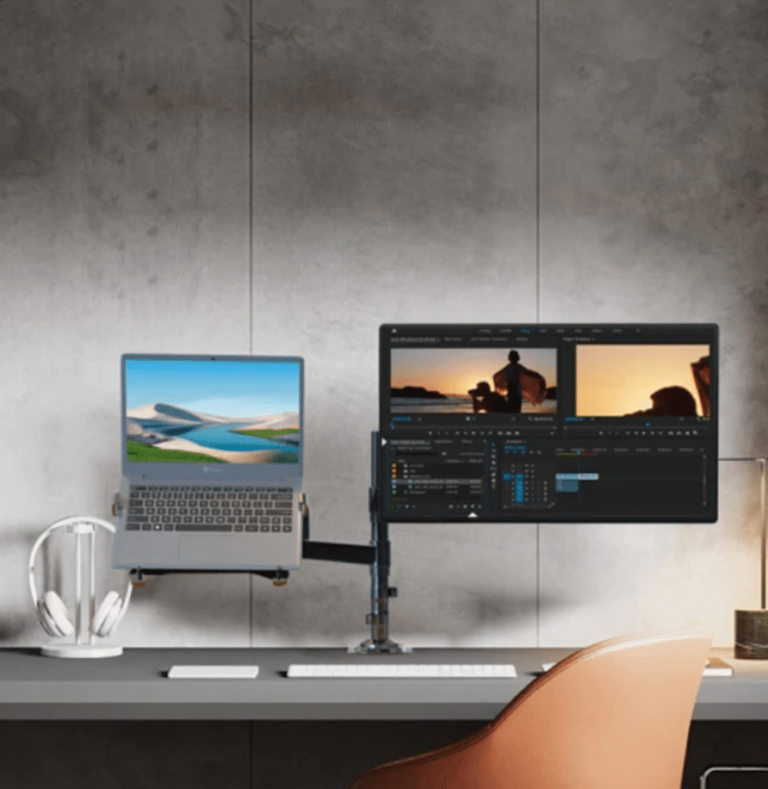 NB Laptop Mount Tray (FP2) for NB Monitor Arms - Simplist Desk