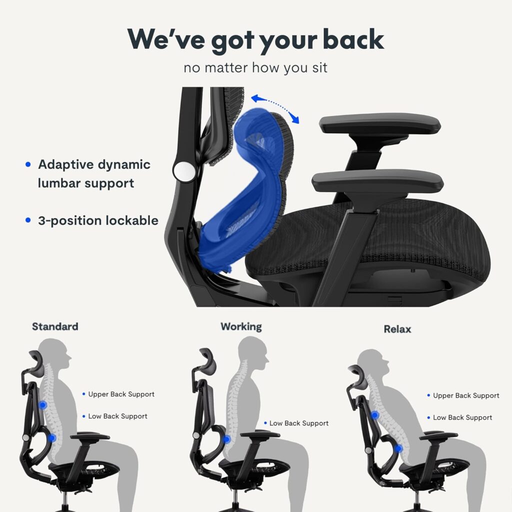 Flexispot C7 Air Pro - Premium Adjustable Ergonomic chair - Simplist Desk