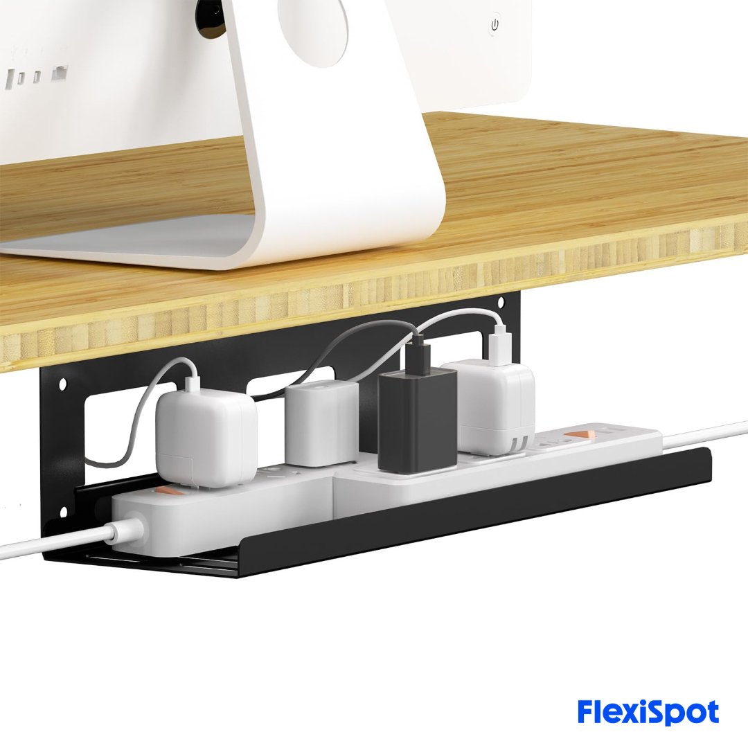 Flexispot Under Desk Cable Management Tray - Simplist Desk