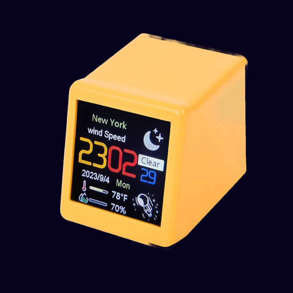 GeekMagic Mini Weather Forecast Station - Simplist Desk