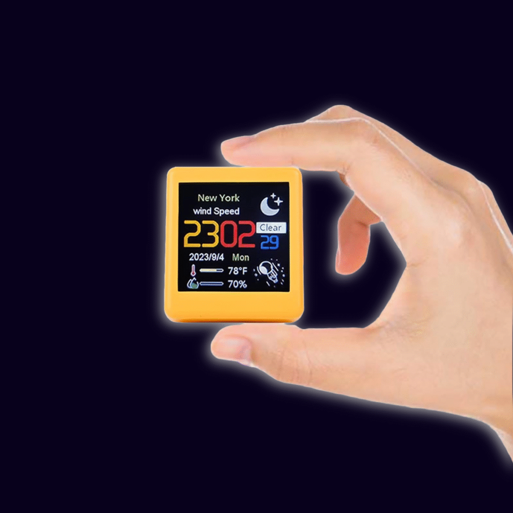 GeekMagic Mini Weather Forecast Station - Simplist Desk