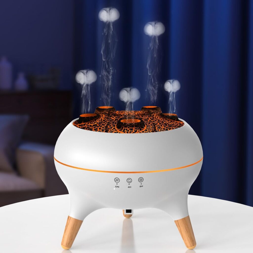 Jellyfish Puff Humidifier - Essential Oil Diffuser - Simplist Desk