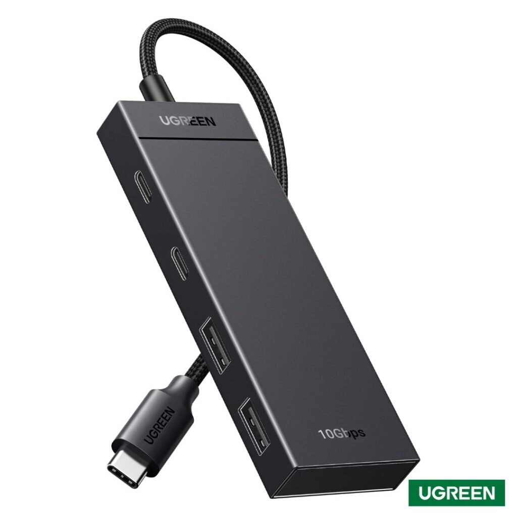 UGREEN 10Gbps USB Splitter Hub (4 in 1) | USB-C Hub 2x USB-C and 2x USB ...