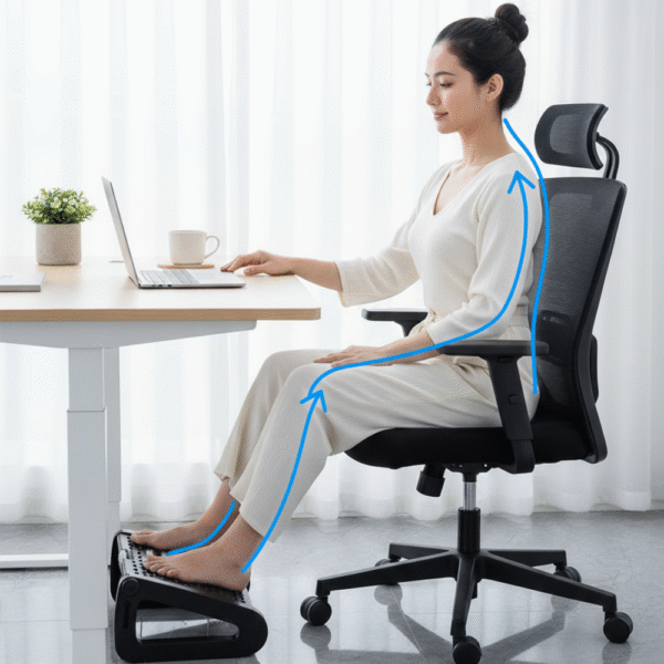 Ergonomic Adjustable Fidgeting Footrest - Simplist Desk