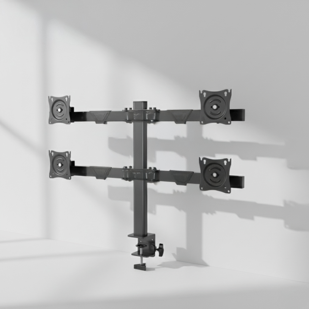 KALOC DZ400-J Quadruple monitor mount (4 Monitors Mount) - Simplist Desk