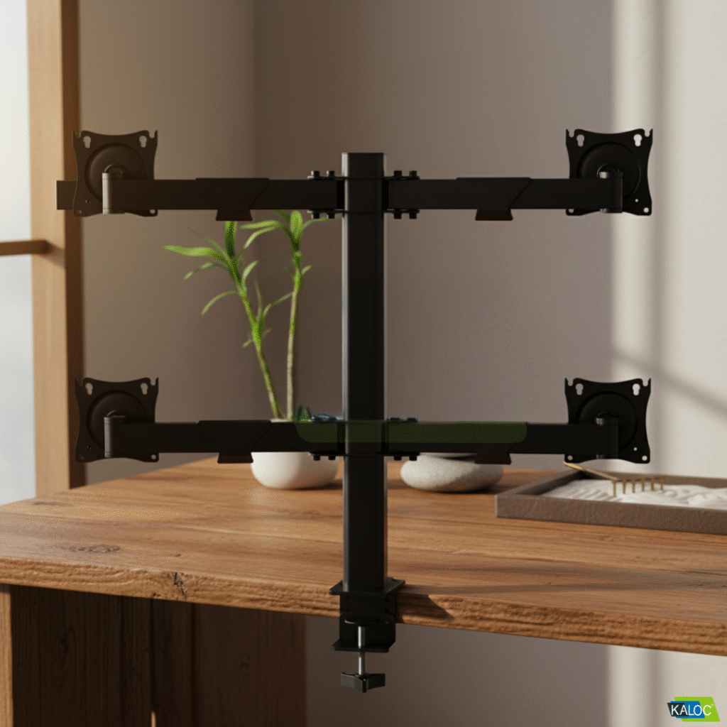 KALOC DZ400-J Quadruple monitor mount (4 Monitors Mount) - Simplist Desk